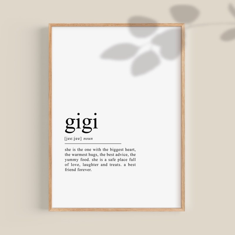 Gigi Definition Svg - Etsy