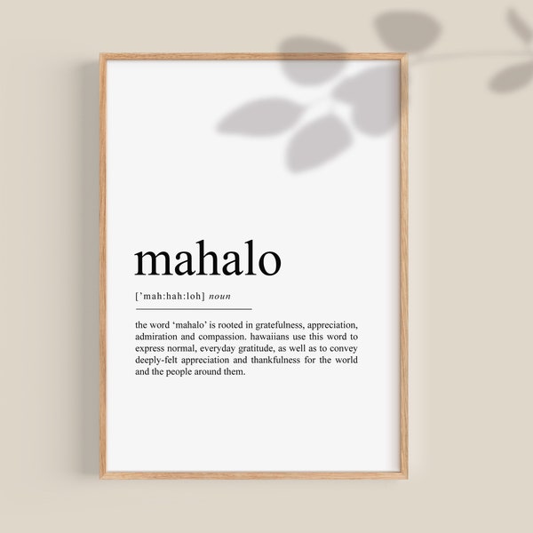 Mahalo - Etsy
