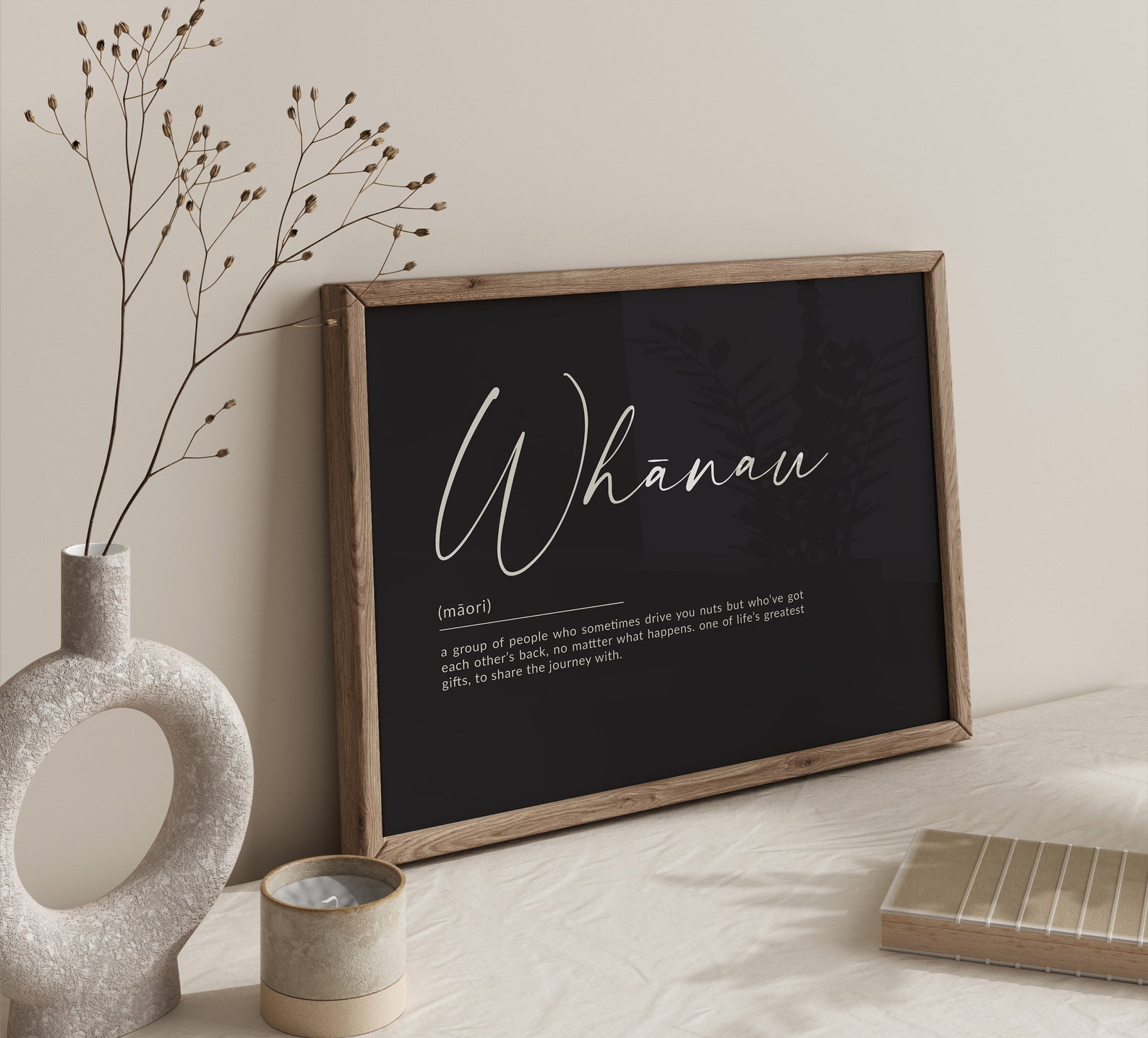 Maori Print Whanau Definition Print Whanau Poster New - Etsy