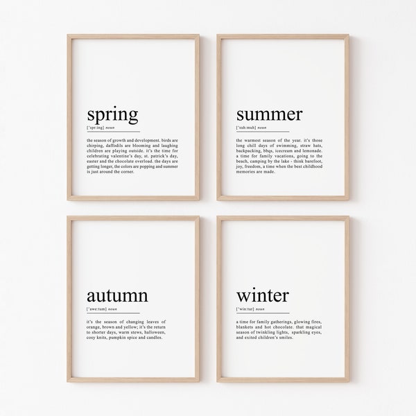 Four Seasons Art - Etsy