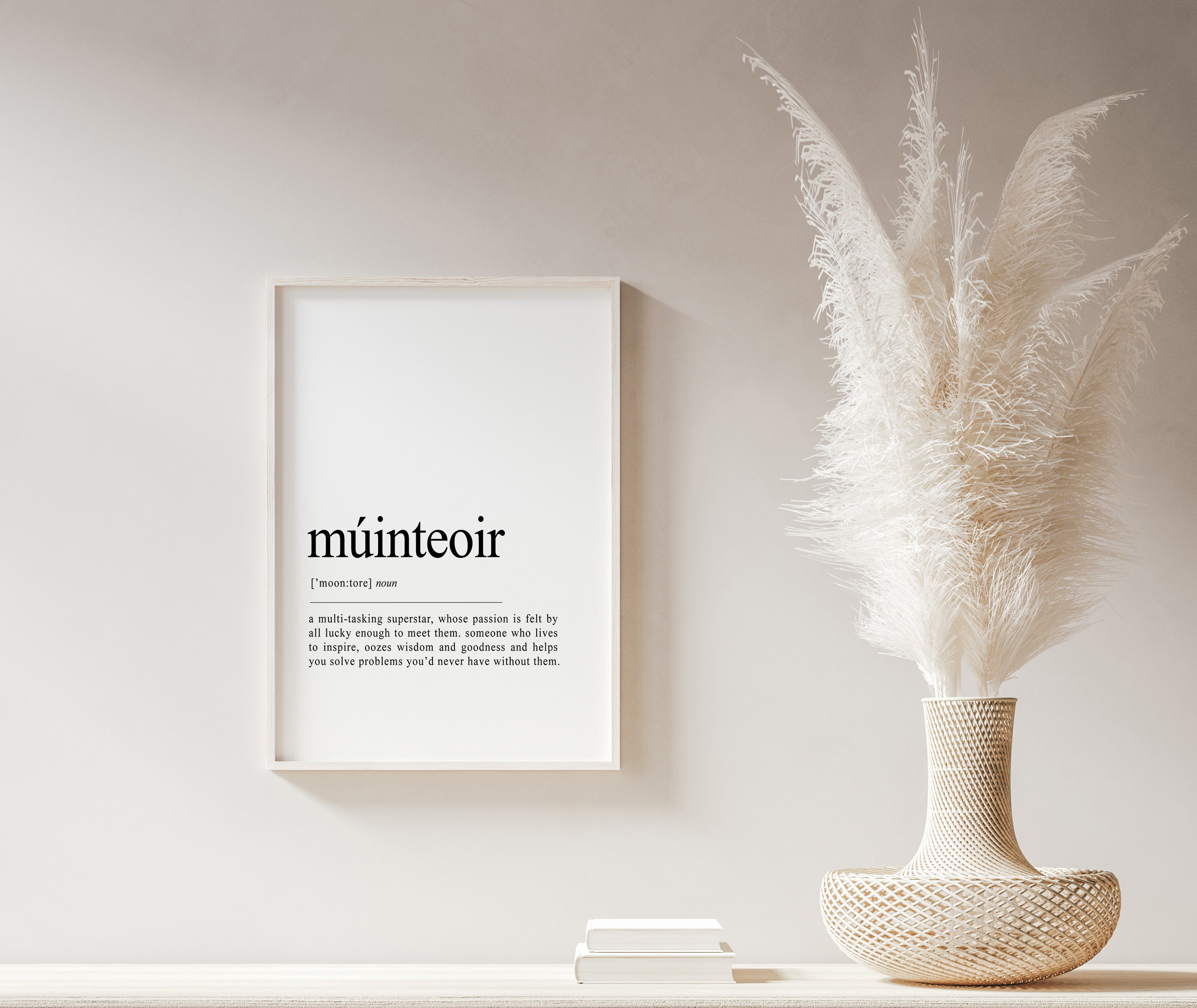 Múinteoir Definition Print Irish Print Irish Gift Teacher - Etsy