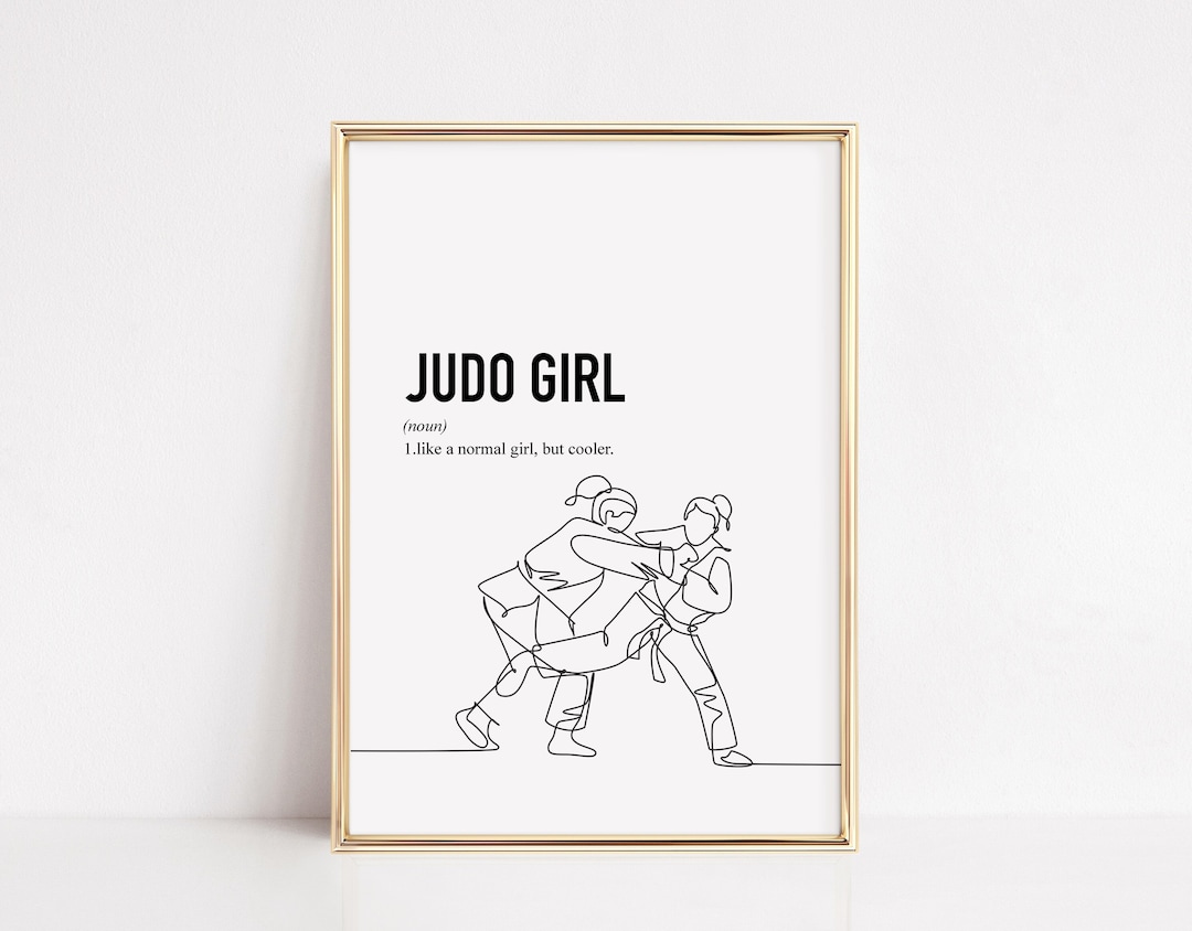 JUDO Poster, Judo Gifts, Gift for Judo Girl, Judo Wall Art, Teen Room ...