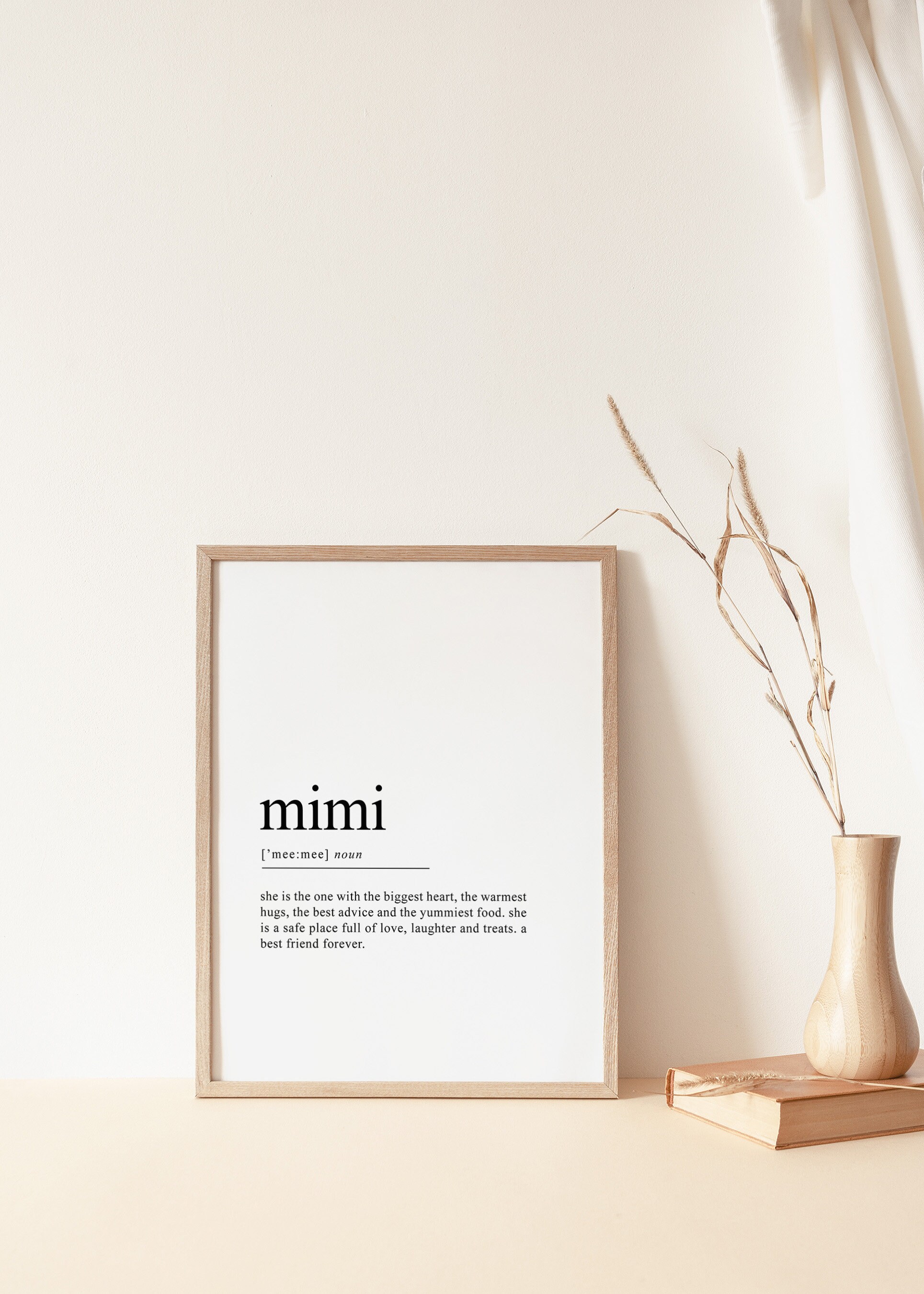 Mimi Definition Print Mimi Gift Gift for Mimi Grandma Gift | Etsy