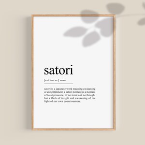 Manifestation Printables Zen Satori Set of 2 Posters Manifest Print ...