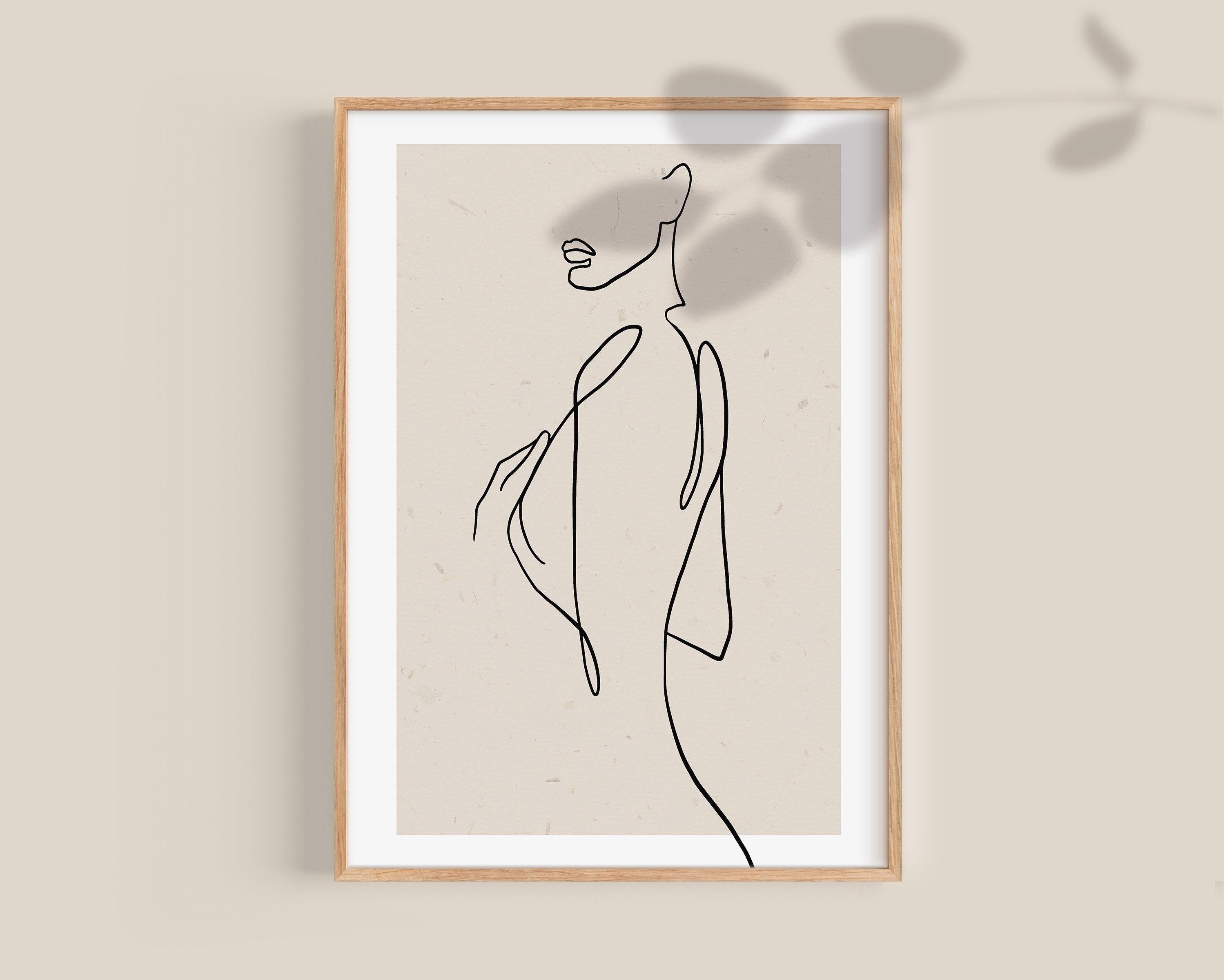 Woman Line Drawing Female Line Art One Line Drawing Modern | Etsy