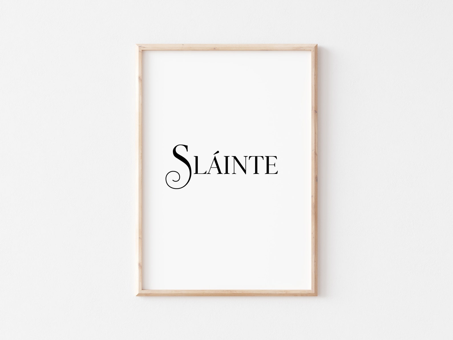 Sláinte Print Irish Gifts Ireland Prints Irish Blessing | Etsy