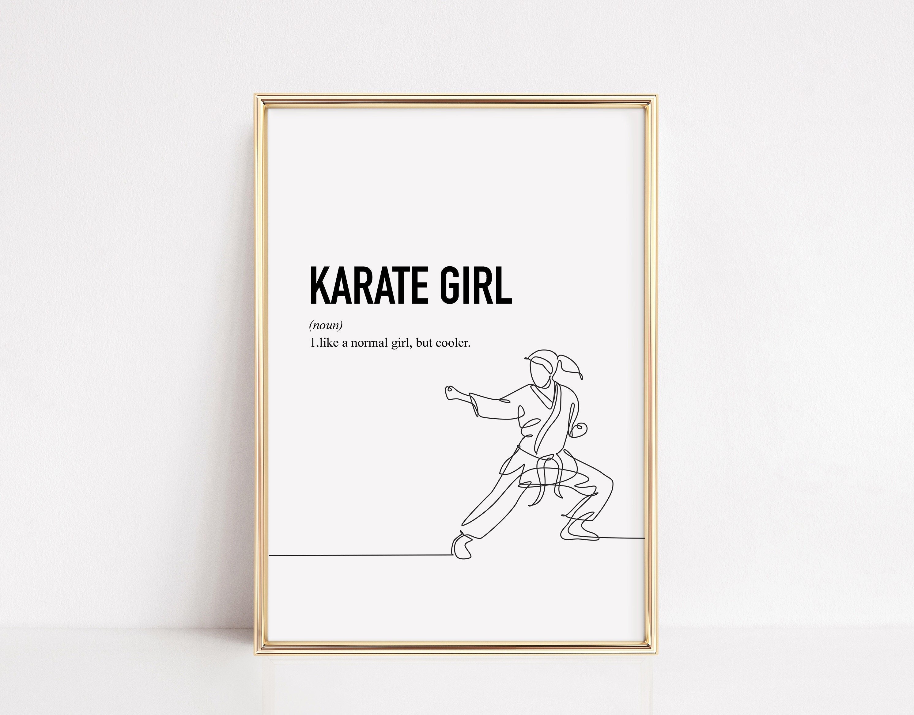 Karate Posters For Girls
