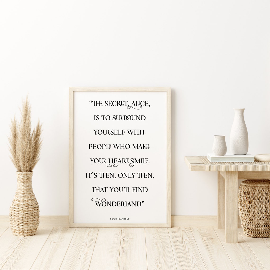 The Secret Alice in Wonderland Print Alice in Wonderland - Etsy