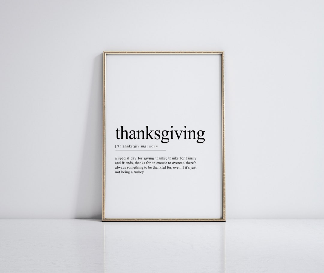 Minimalist Thanksgiving Decor Thanksgiving Definition, Give Thanks ...