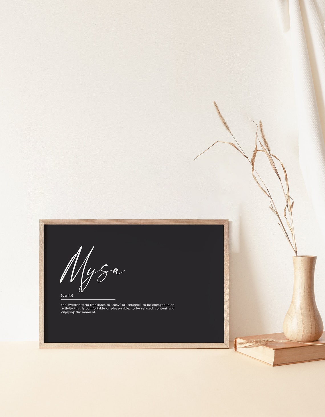 Mysa Print, Mysa Definition Poster, Mysa Gift, Mysa Sign, Scandi Print ...