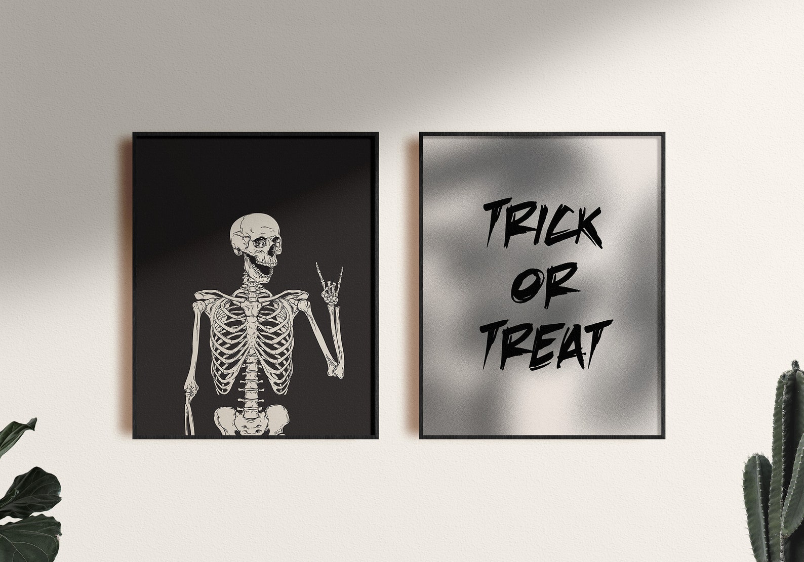 Halloween Set of 6 Printables Halloween Gallery Wall - Etsy