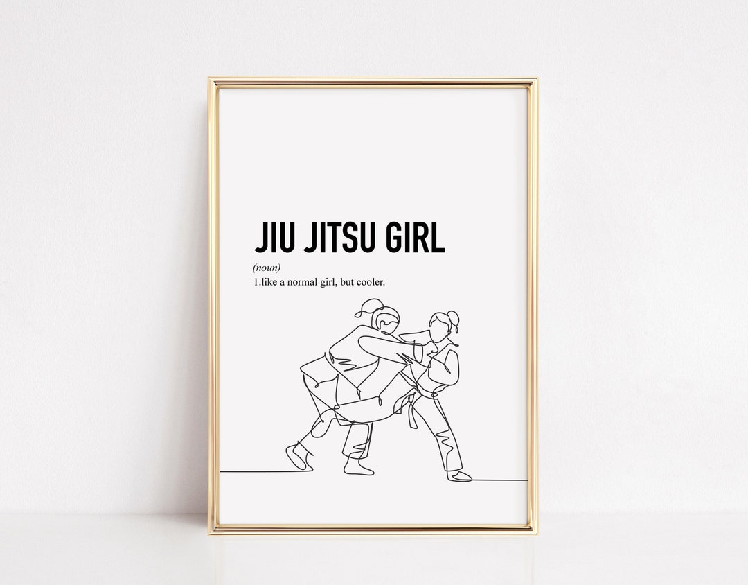 JIU JITSU Poster, Jiu Jitsu Gifts, Gift for Jiu Jitsu Team Jiu Jitsu ...