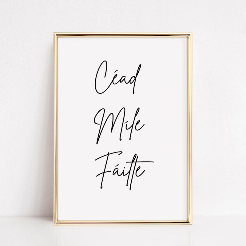 Cead Mile Failte - Etsy