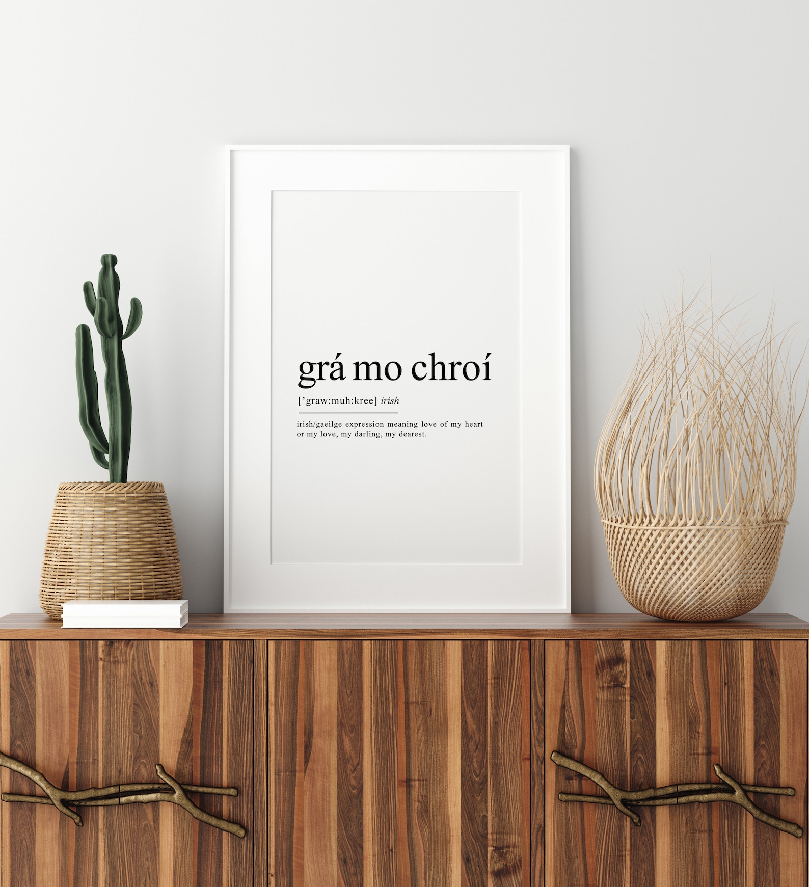 Grá Mo Chroí Print Irish Language Gaeilge Print Irish Print | Etsy