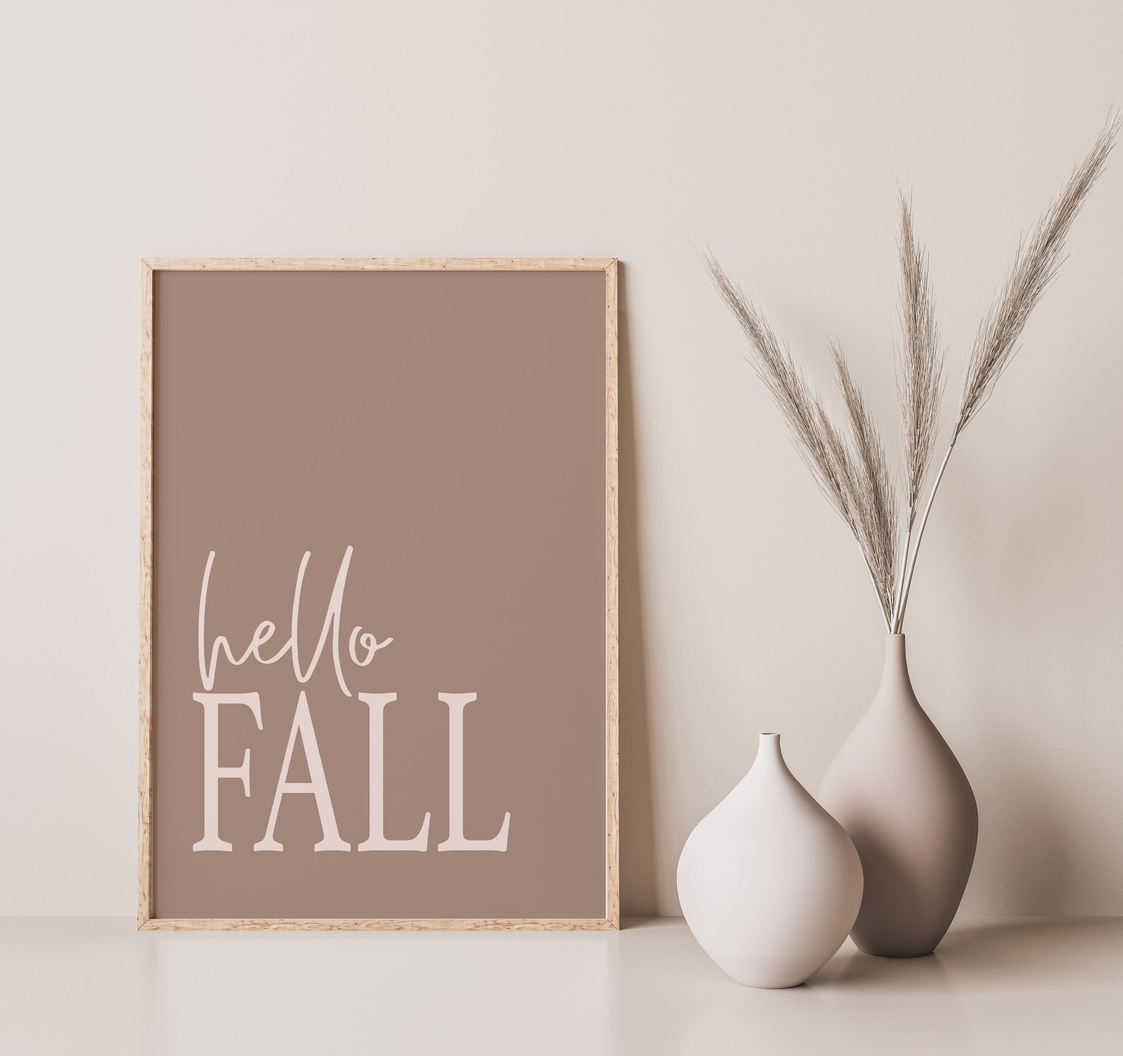 Hello Fall Printable Fall Decor Fall Wall Decor Autumn - Etsy