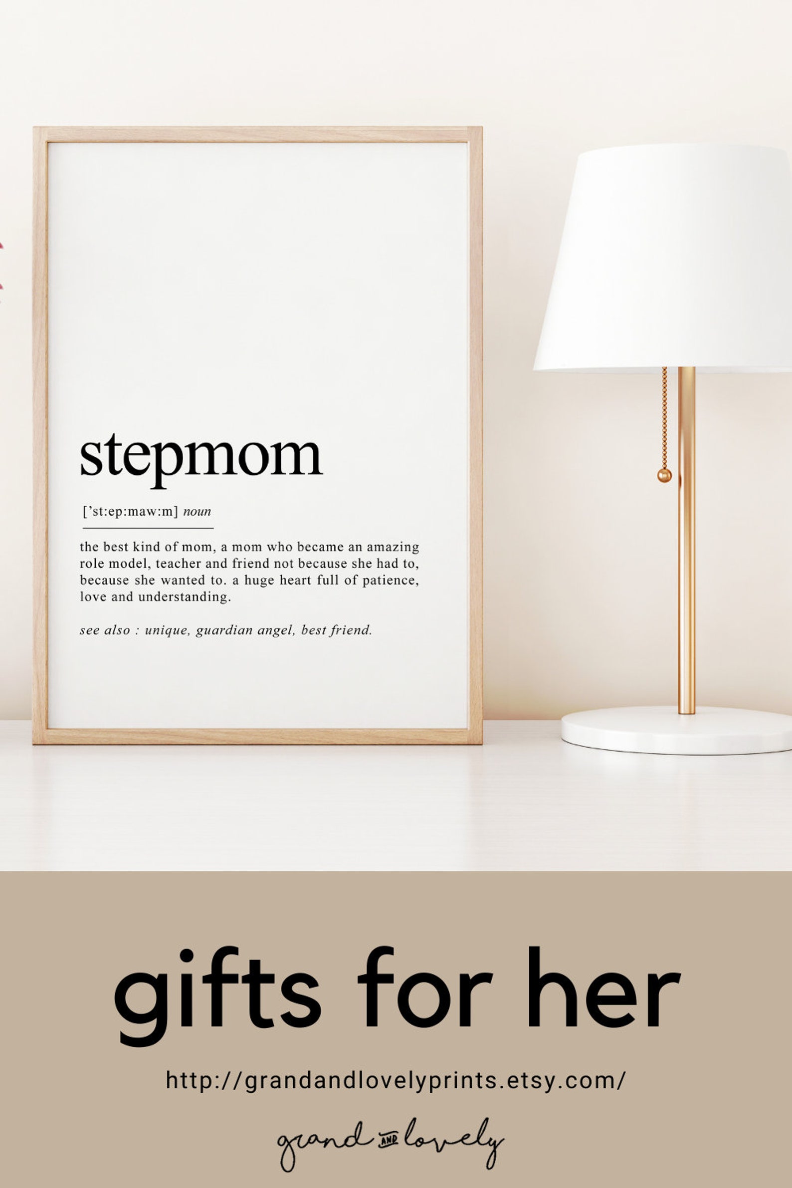 Stepmom Print Stepmom Definition Print Stepmom T Ts Etsy