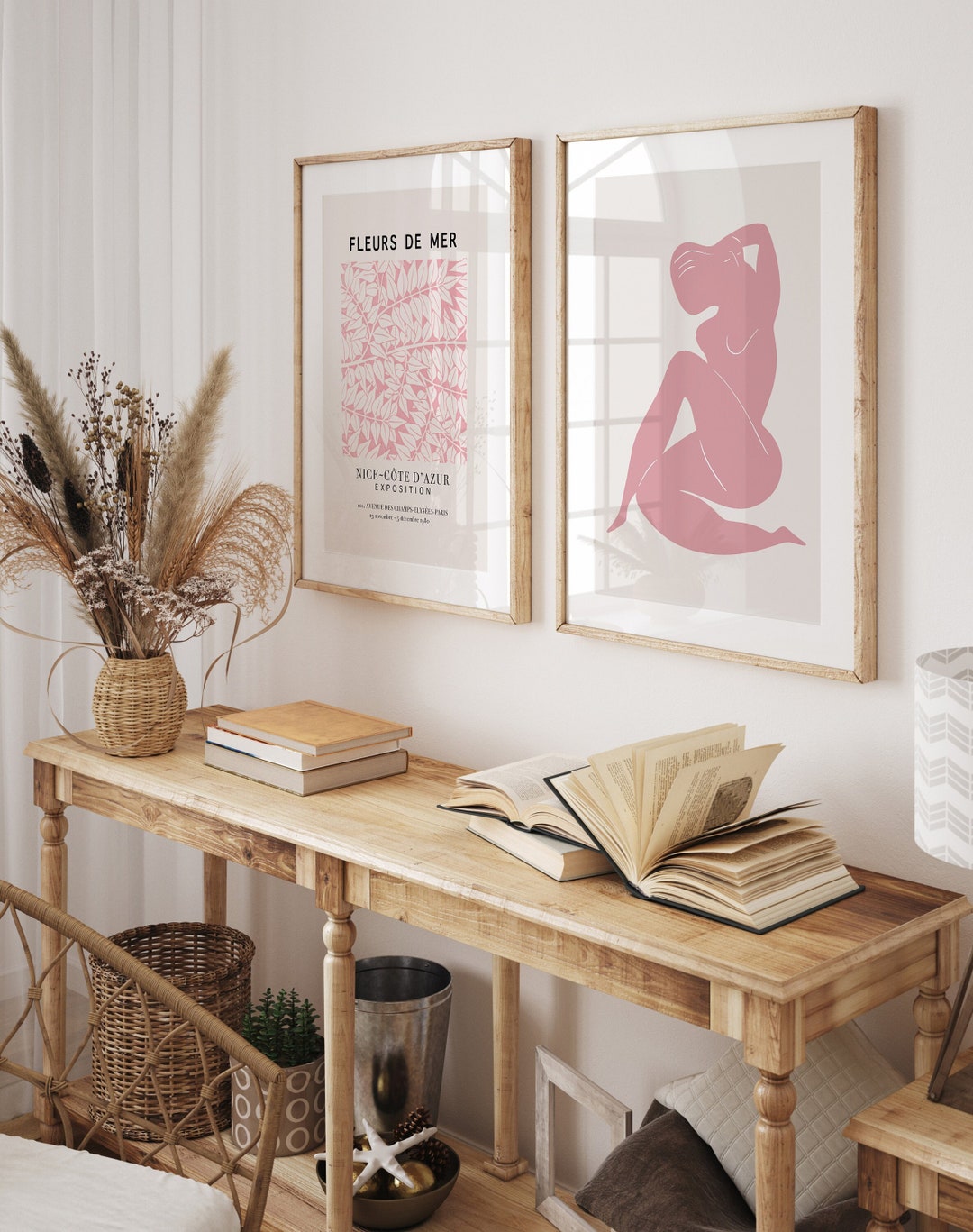 Matisse Print 2er Set Blush rosa Matisse Poster Bundle Trendige ...