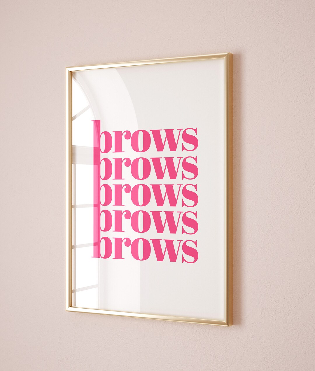 Brows Poster, Beauty Salon Decor, Beauty Salon Printable Wall Art, Brow ...