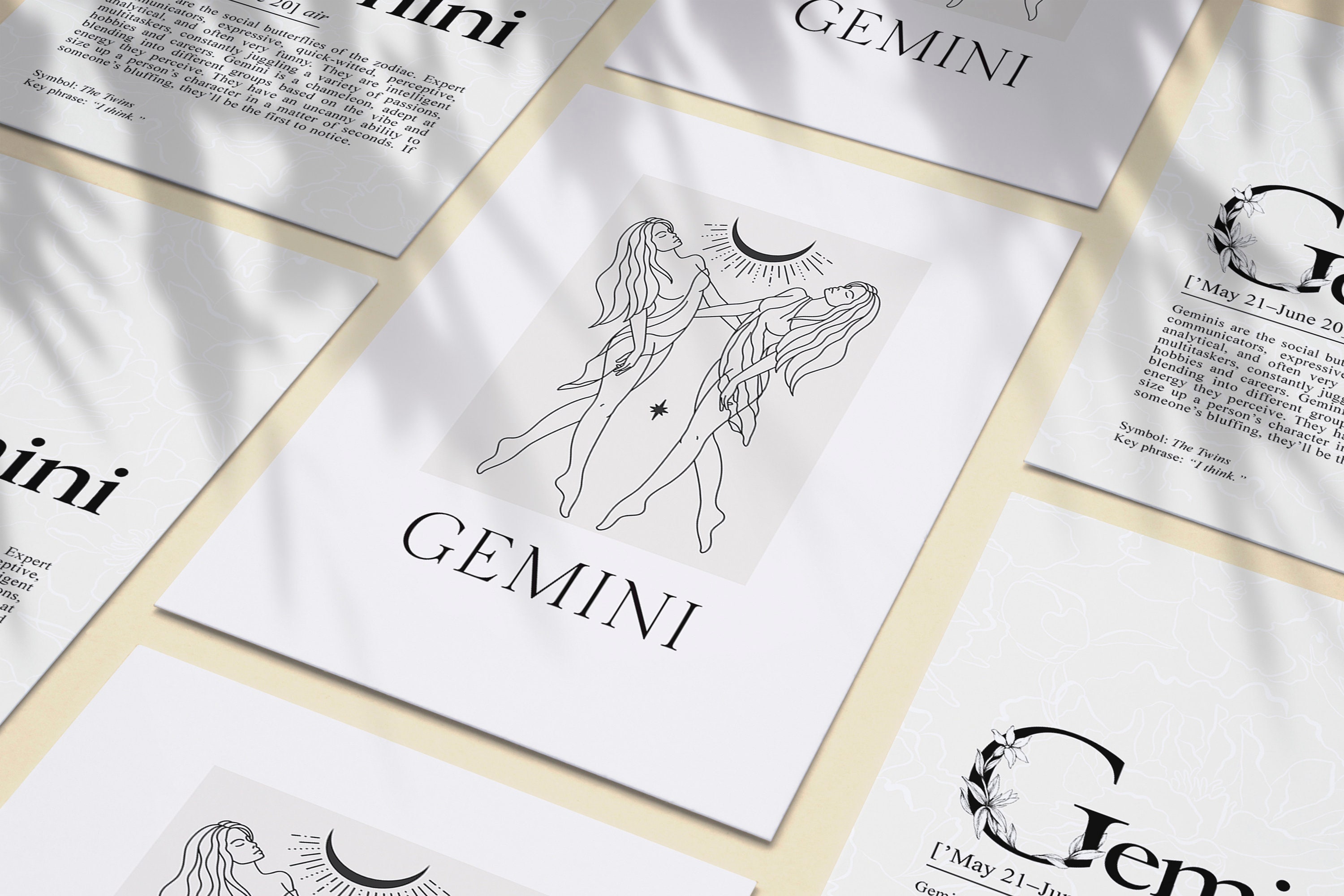 Gemini Definition Print Gemini Gifts Gemini Print Gemini - Etsy