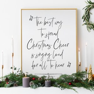 Funny Christmas Prints,xmas Printable Home Decor,holiday Decor,seasonal ...