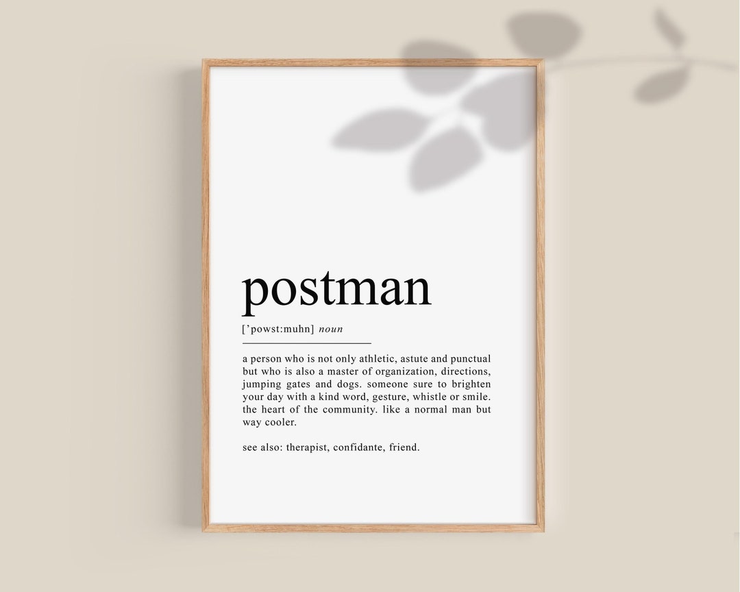 Postman Christmas Gift Postal Worker Gift Personalized Appreciatino ...