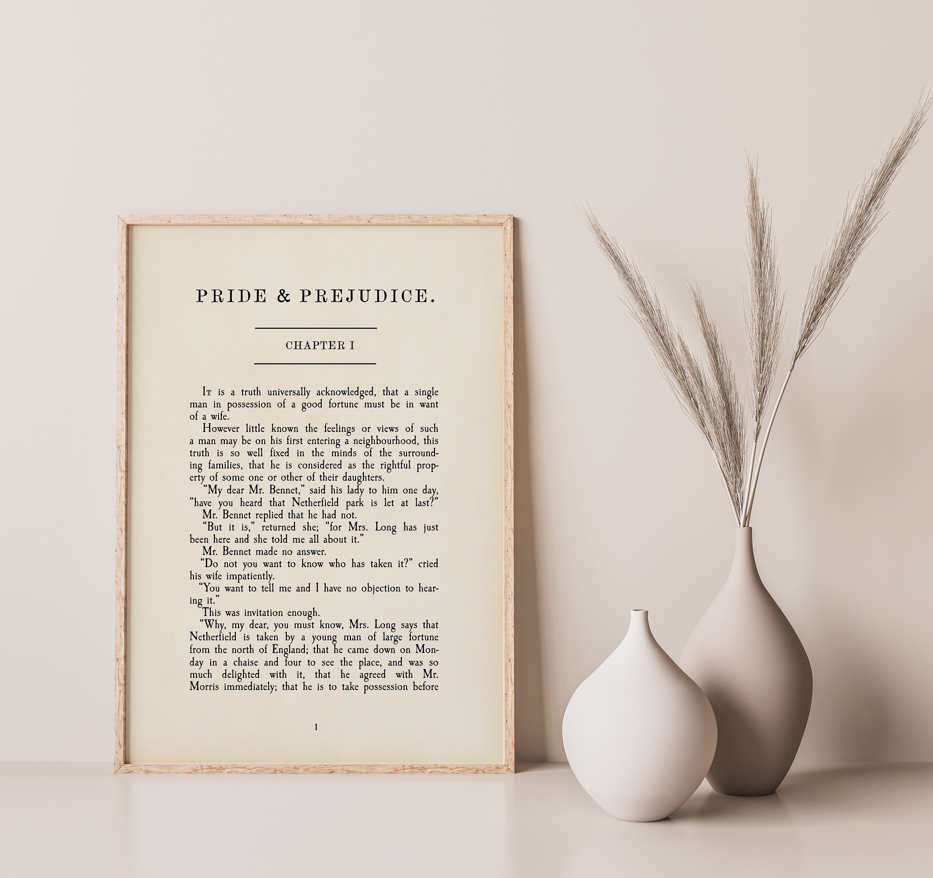 Pride and Prejudice Print Jane Austen Quote Jane Austen | Etsy