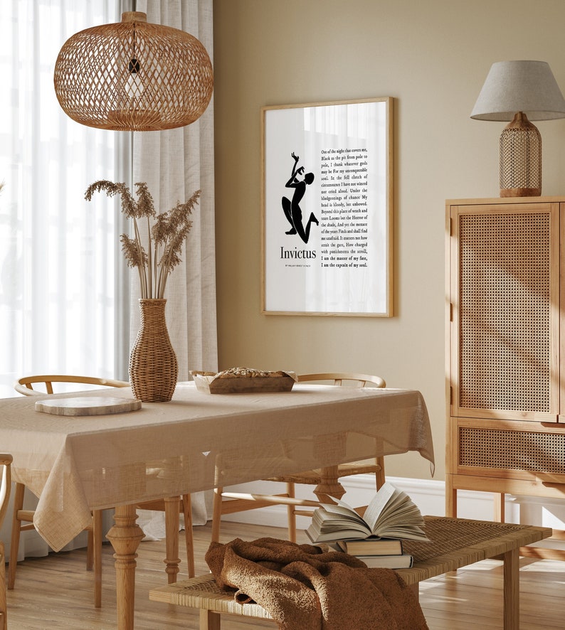 Invictus Poem Invictus Wall Art Captain of My Soul Print - Etsy