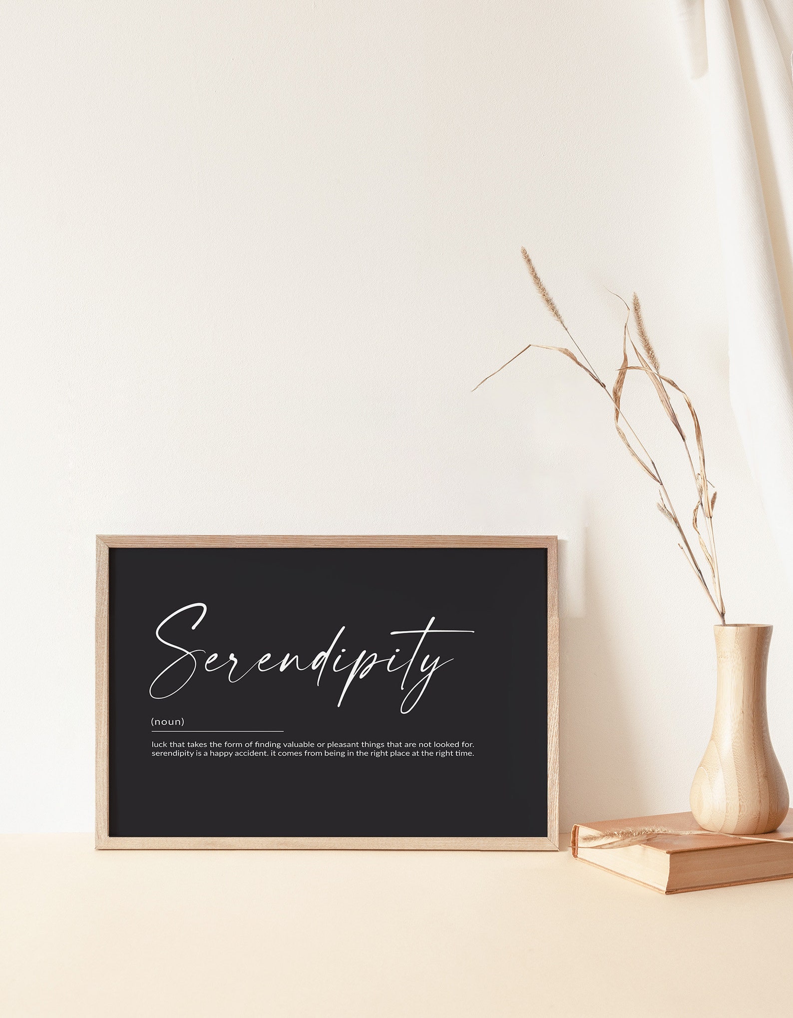 Serendipity Definition Print, Serendipity Sign, Serendipity Print ...