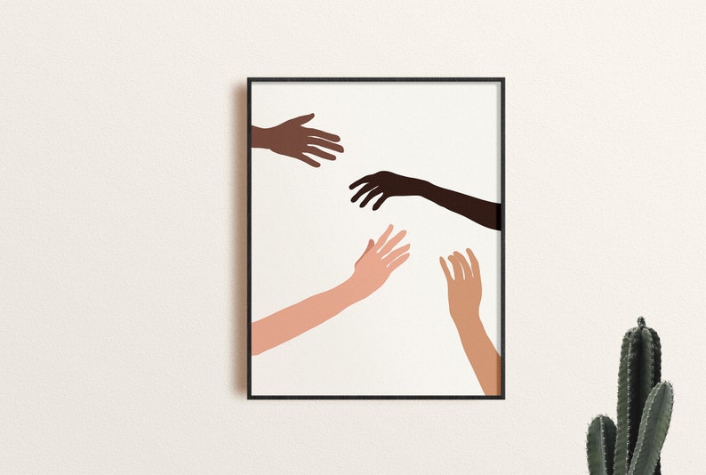 Inclusive Classroom Posters All Skin Colors Prints Trendy - Etsy
