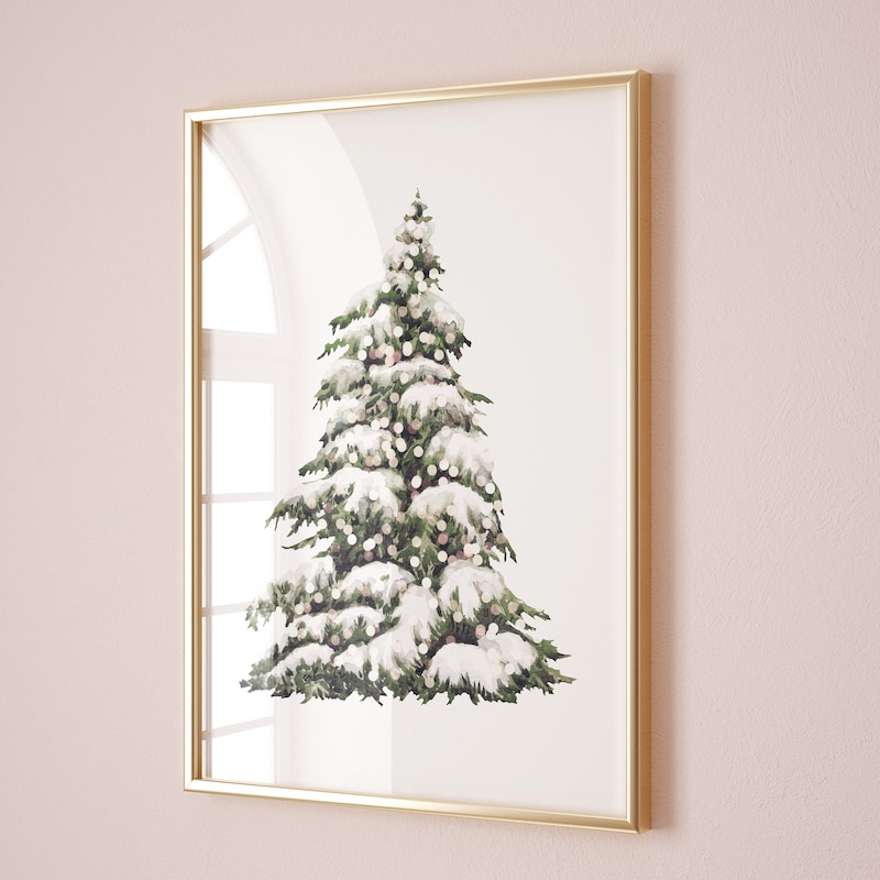 Christmas Tree Art - Etsy