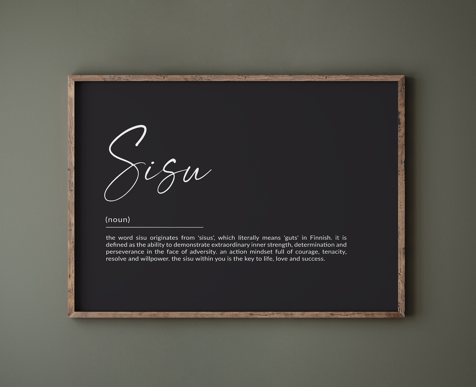 Sisu Definition Print Sisu Poster Sisu Wall Art Finnish - Etsy UK