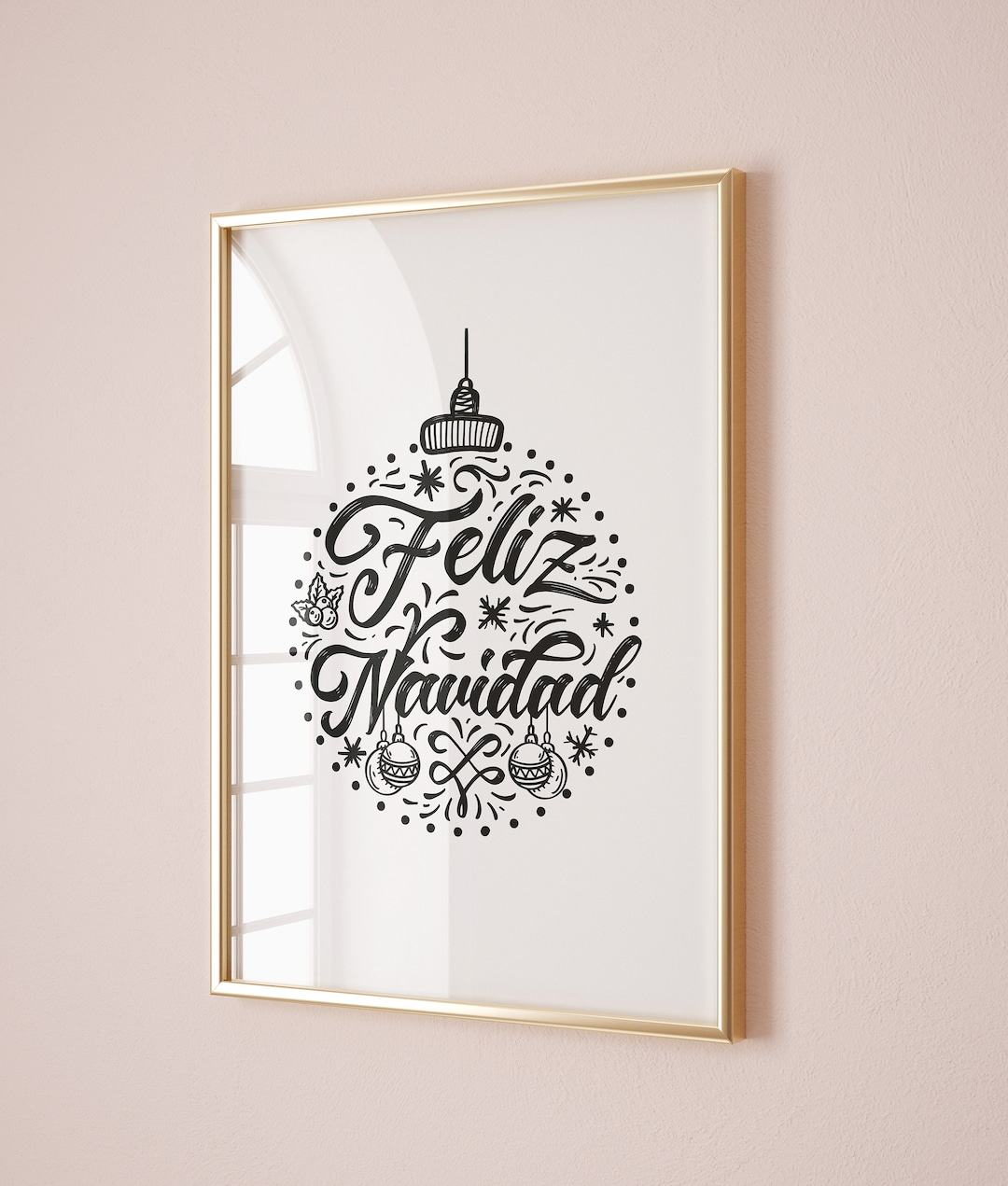 Feliz Navidad Print, Feliz Navidad Sign, Christmas Printable Wall Art ...