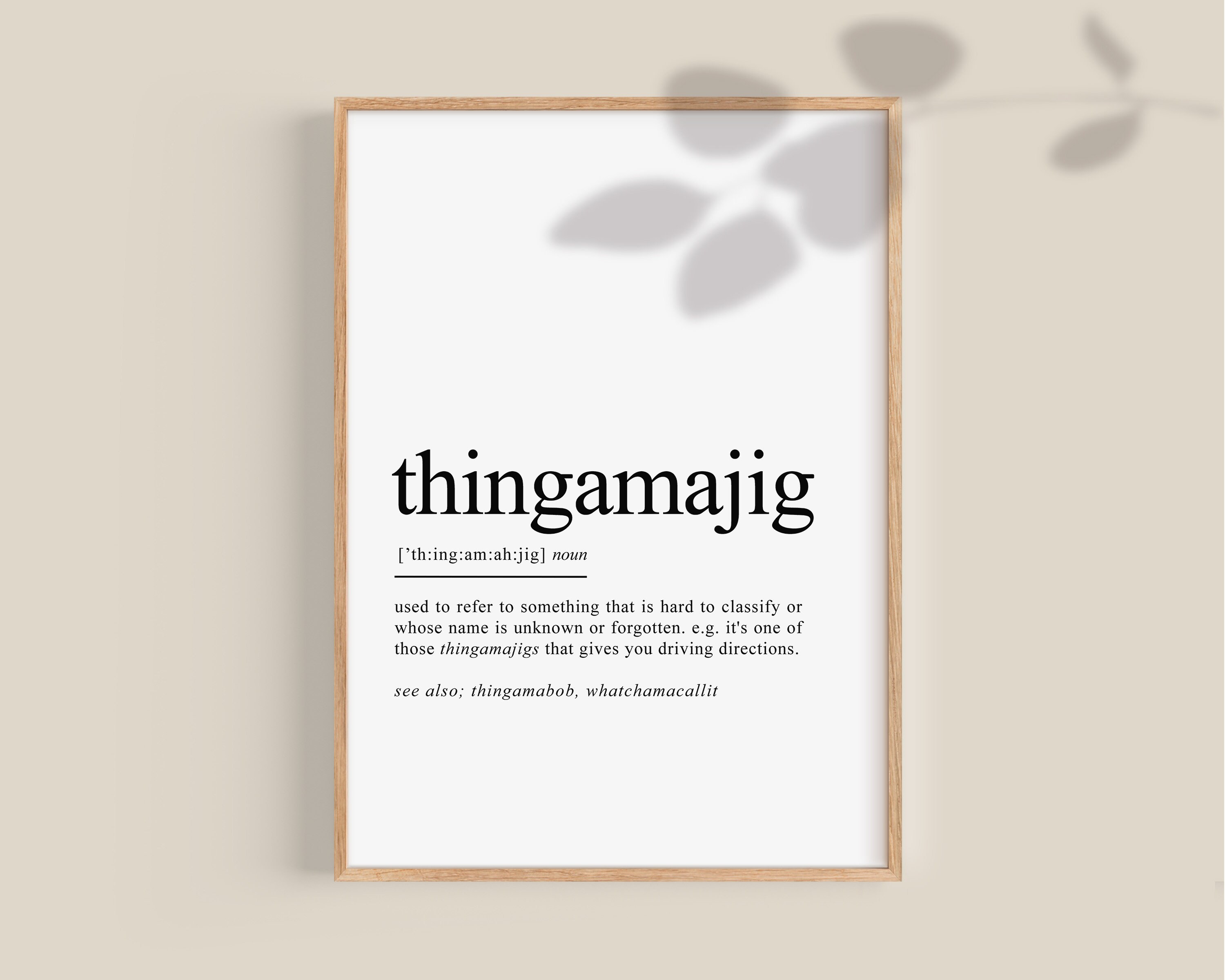 Thingamajig Ireland Poster Funny Irish Gifts Ireland - Etsy Singapore