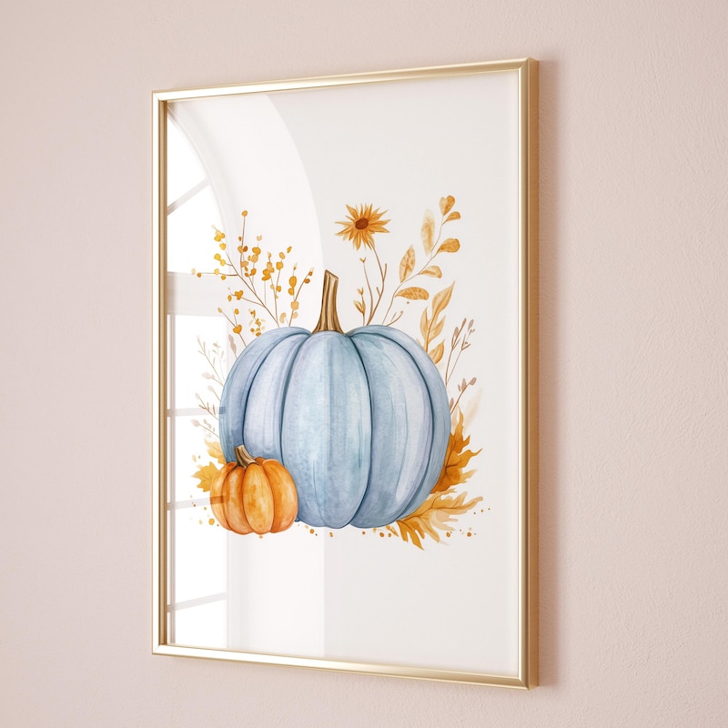 Blue Fall Decor - Etsy