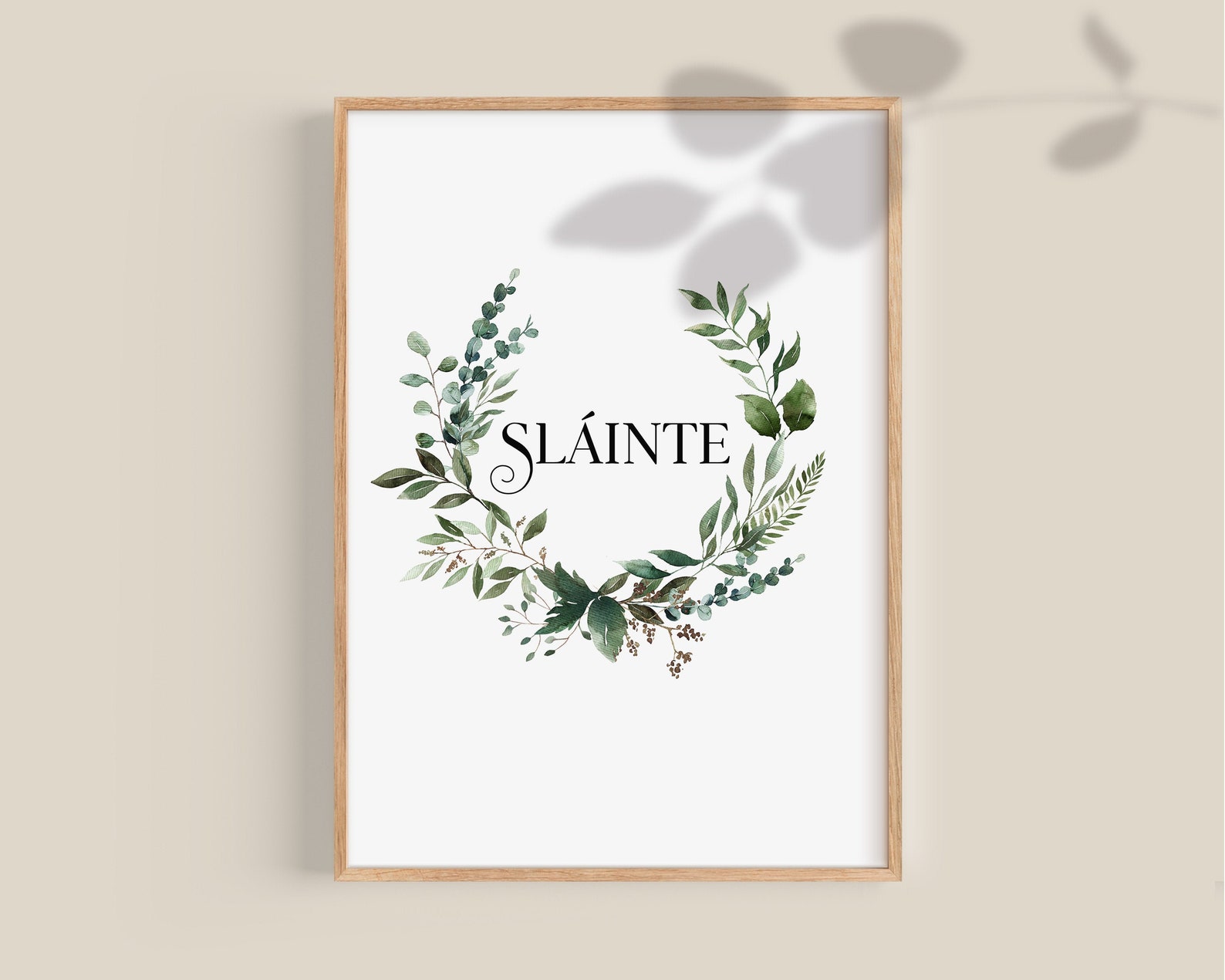 Sláinte Print Irish Gifts Ireland Prints Irish Blessing | Etsy