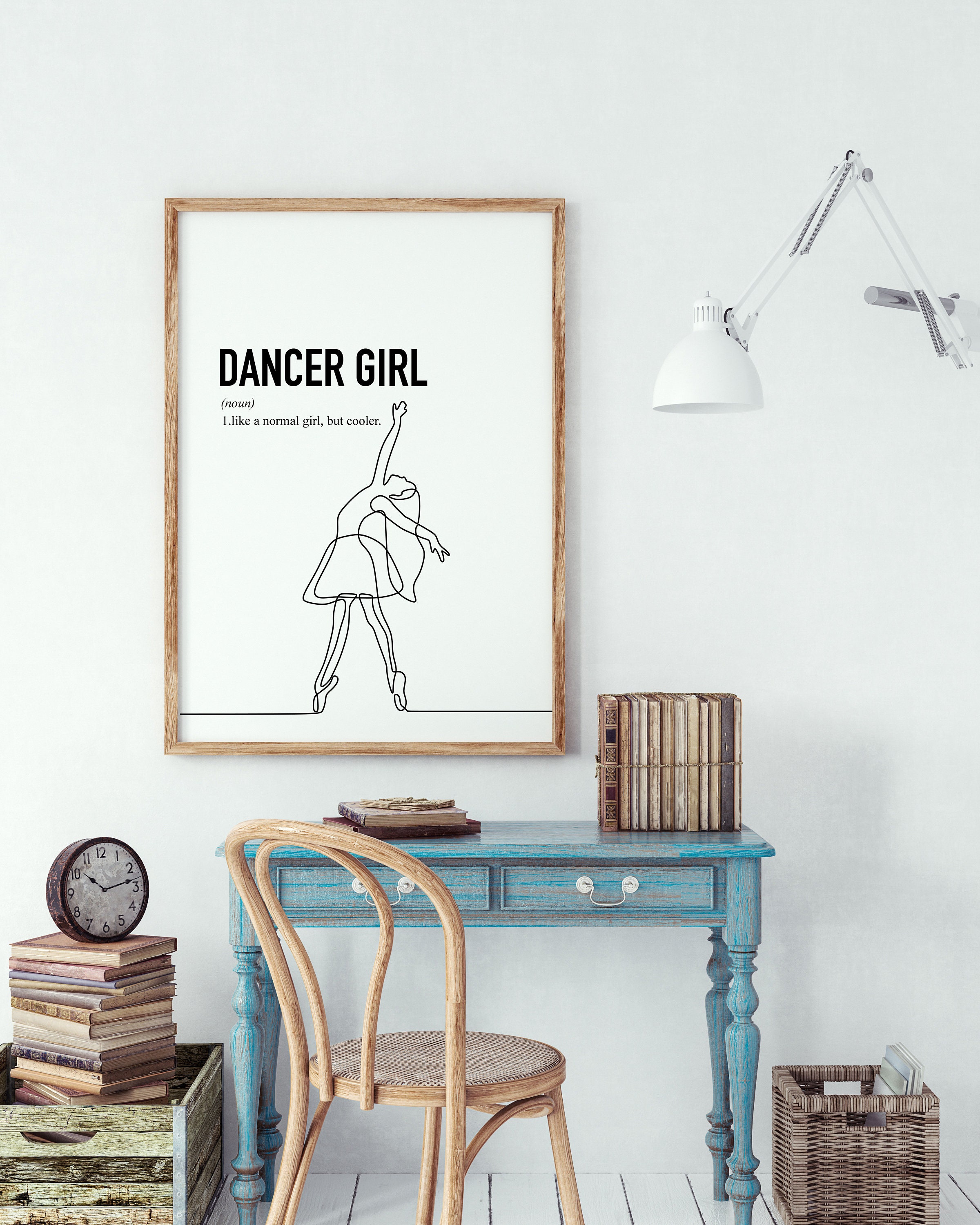 Ballet Dancer Print Love Dancing Teen Girl Room Decor Dance - Etsy UK