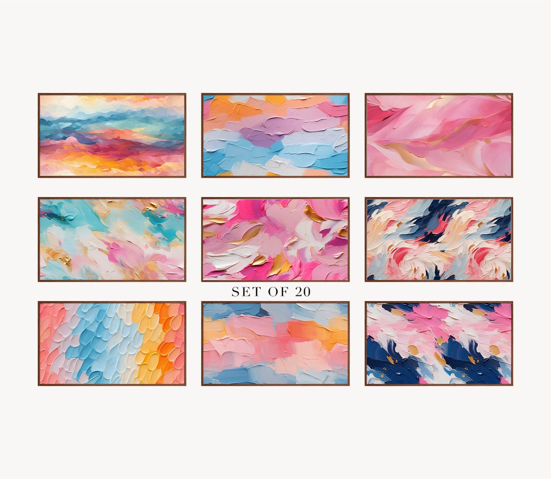 Samsung Frame TV Art Collection Frame TV Art Set of 20 - Etsy