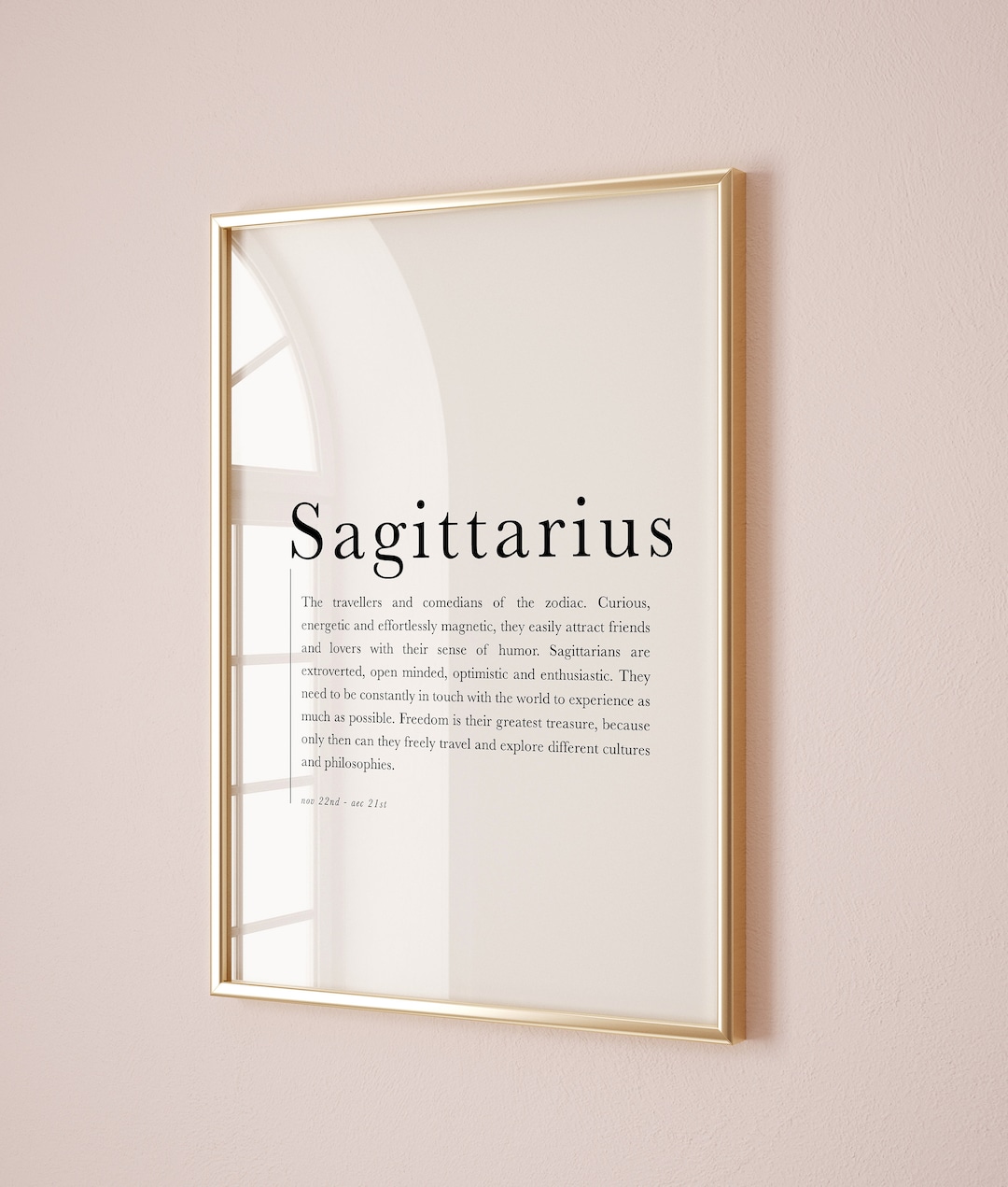Sagittarius Gifts, Sagittarius Zodiac Art Print, Sagittarius Definition ...