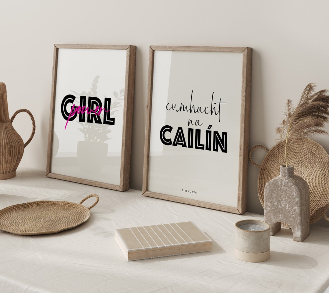 Girl Power Print, Women Empowerment Gift for Her, Inspiring Art, Girl ...