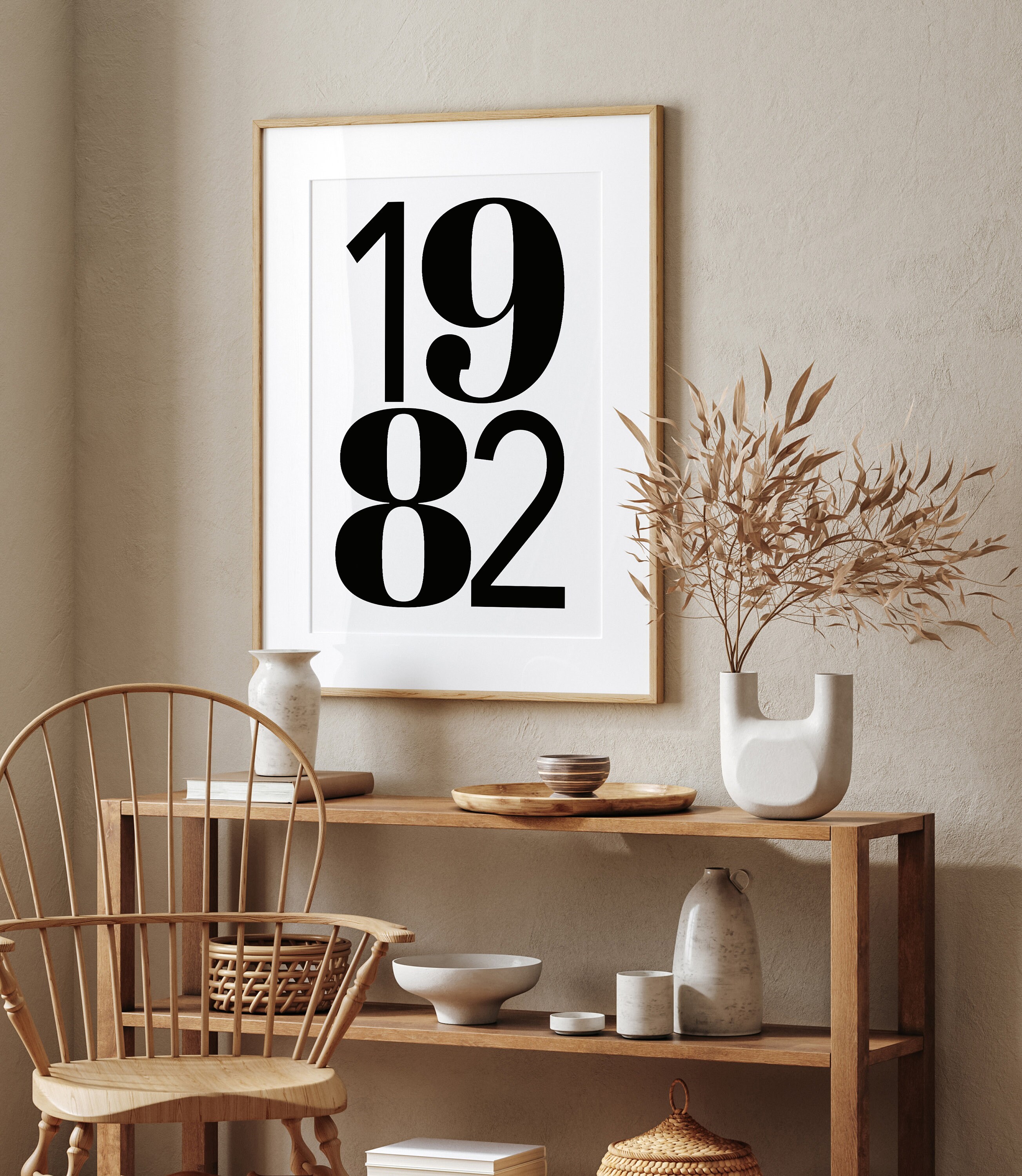 Birth Year Print, Birth Year Retro Poster, 1982 Poster, Birthday Gift ...
