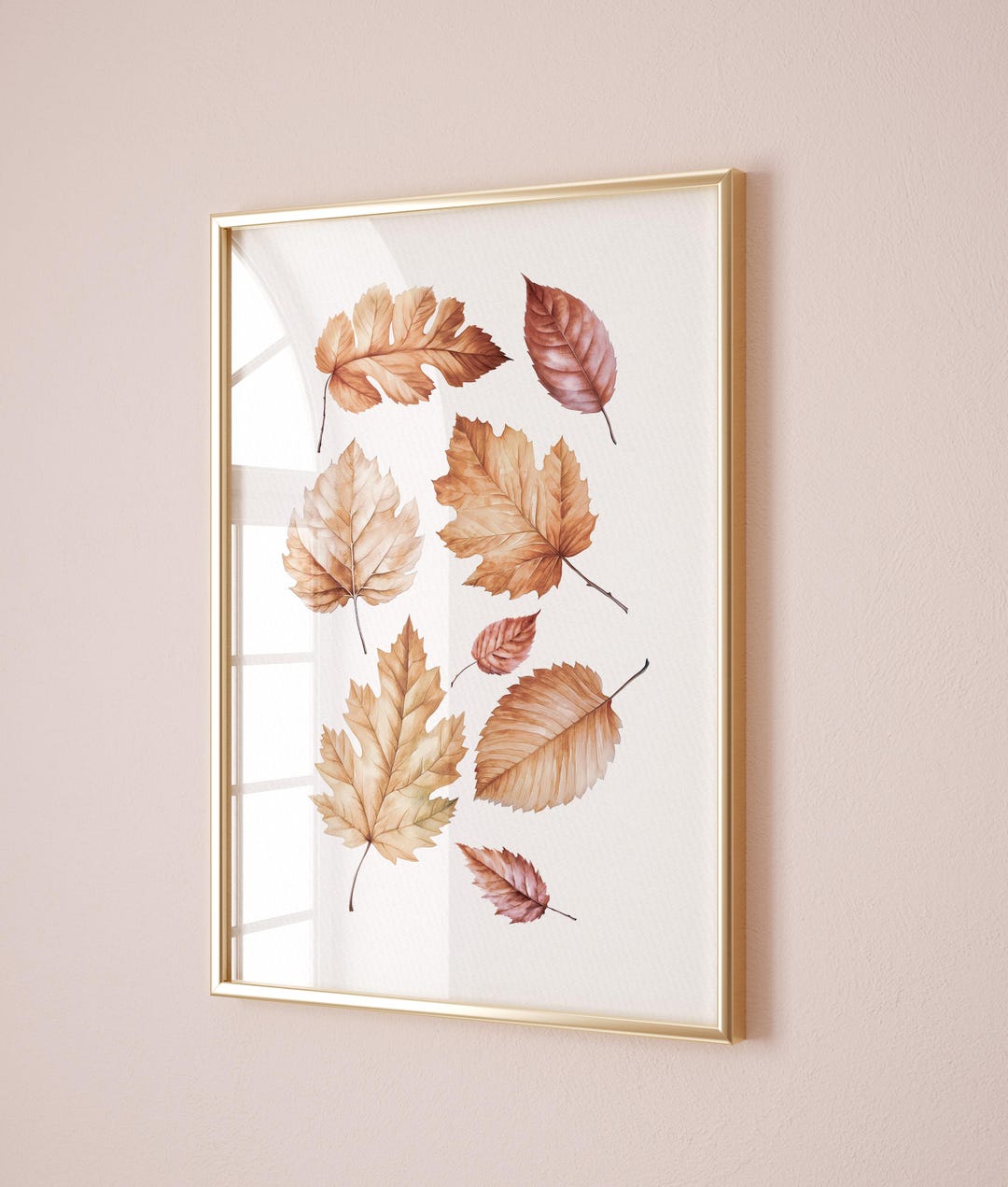 Fall Painting Fall Printable Art, Autumn Leaves Artwork, Fall ...