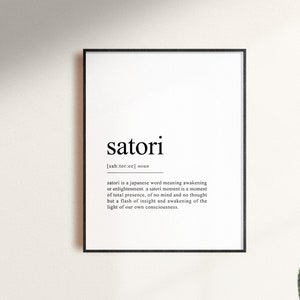 Manifestation Printables Zen Satori Set of 2 Posters Manifest Print ...