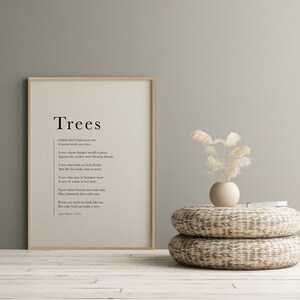 Trees Joyce Kilmer Poem, Printable Poem Joyce Kilmer Trees Poem ...