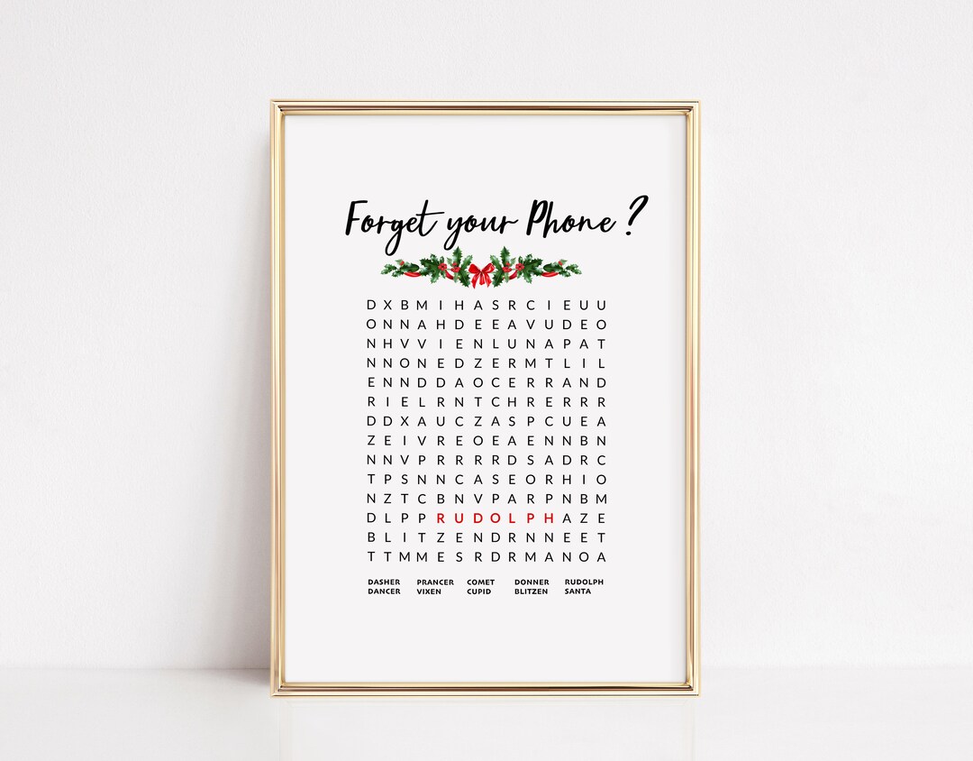 Christmas Bathroom Print Funny Christmas Poster Christmas Games ...
