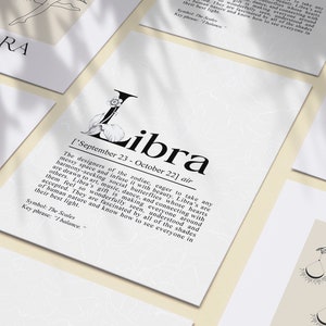 Libra Definition Print, Libra Gifts, Libra Wall Decor, Zodiac Gifts ...