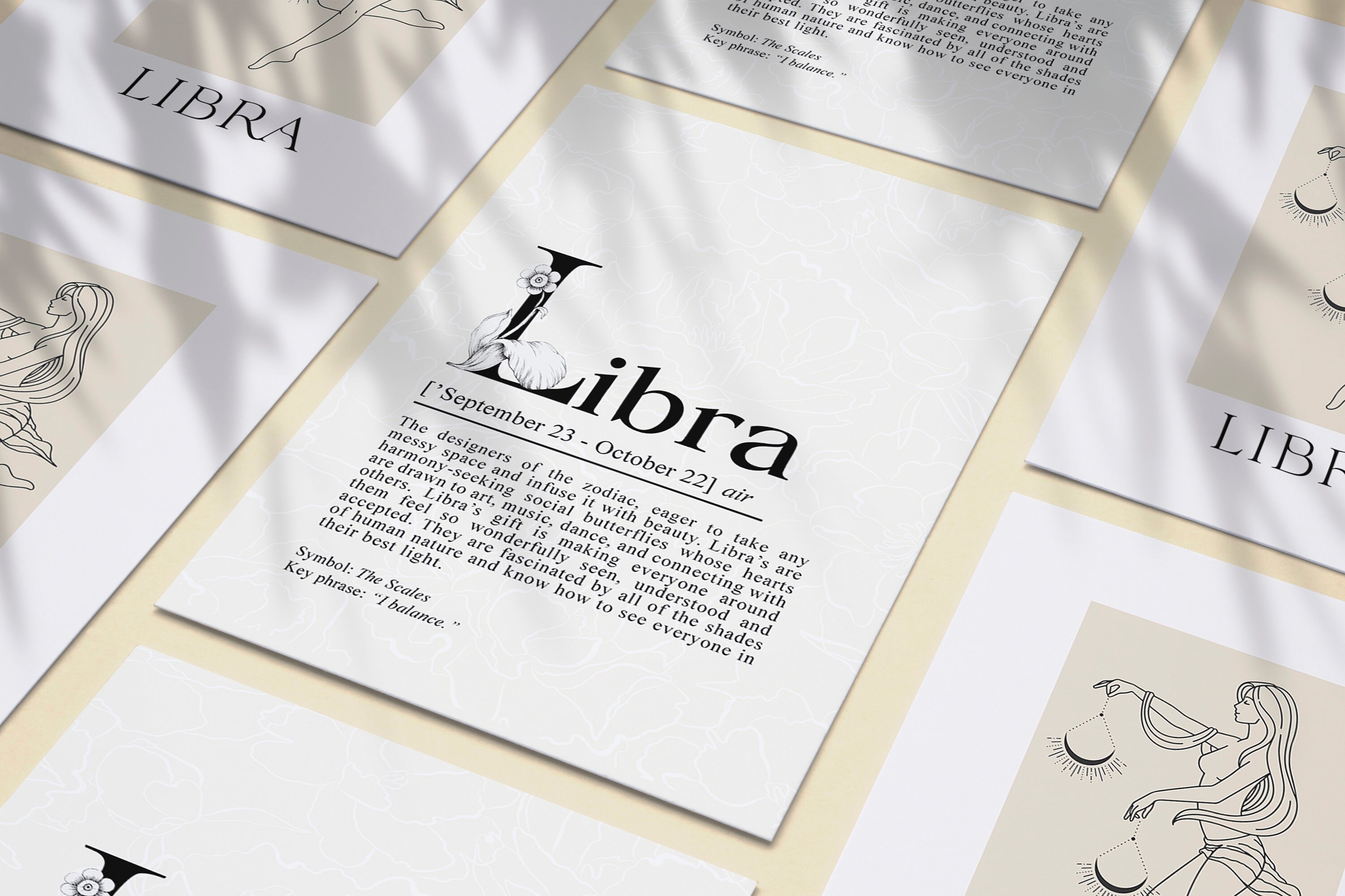 Libra Definition Print, Libra Gifts, Libra Wall Decor, Zodiac Gifts ...