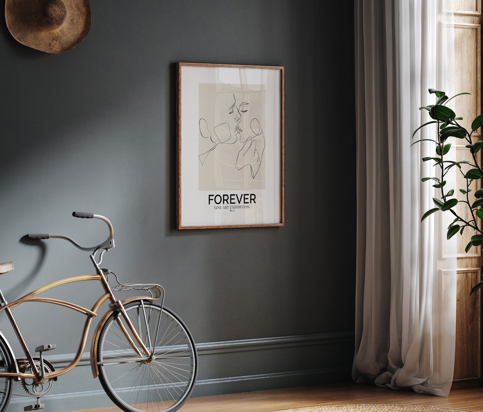 Together is Our Favourite Set of 3 Prints Over Bed Bedroom Wall Prints ...