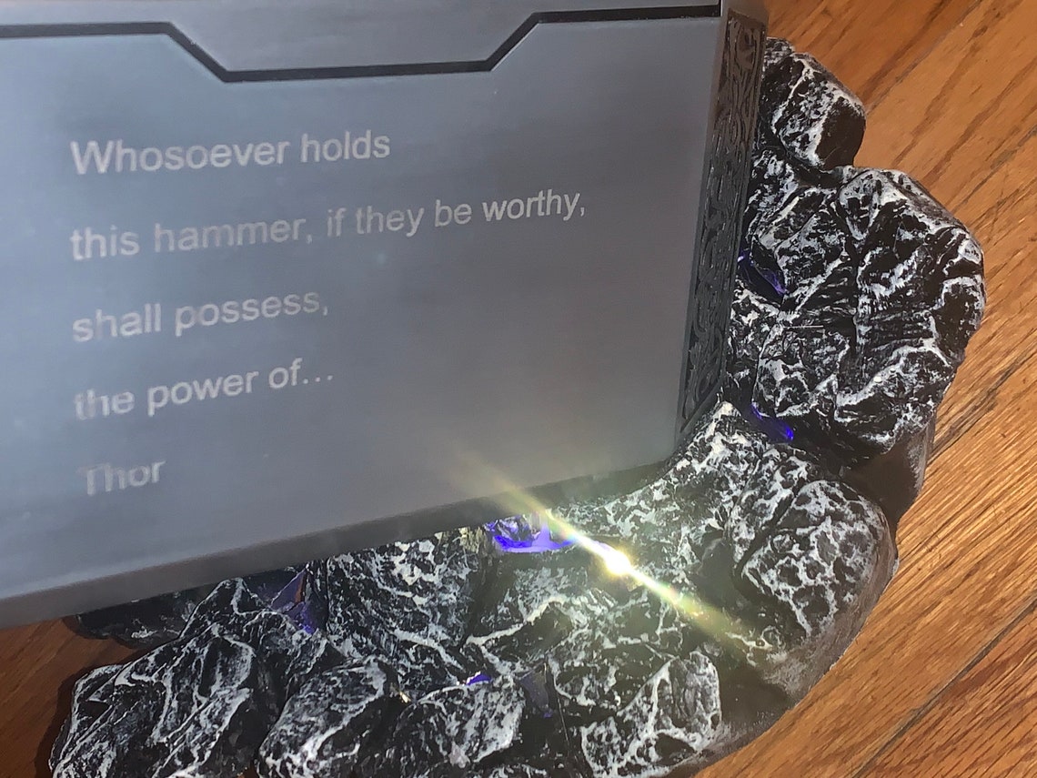 Thor’s Hammer With Inscription. Cosplay Favorite. - Etsy
