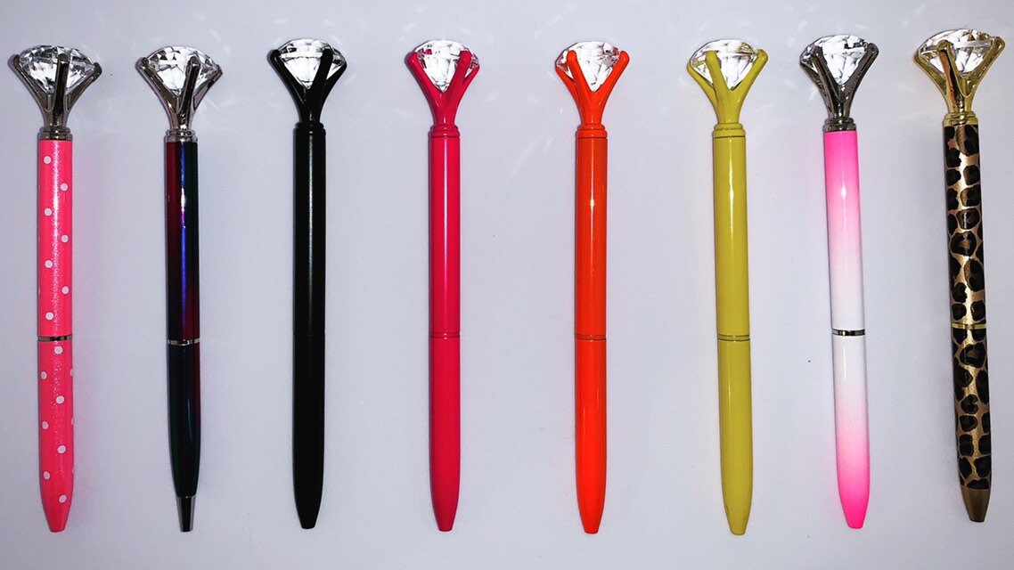 Diamond Top Pen | Etsy