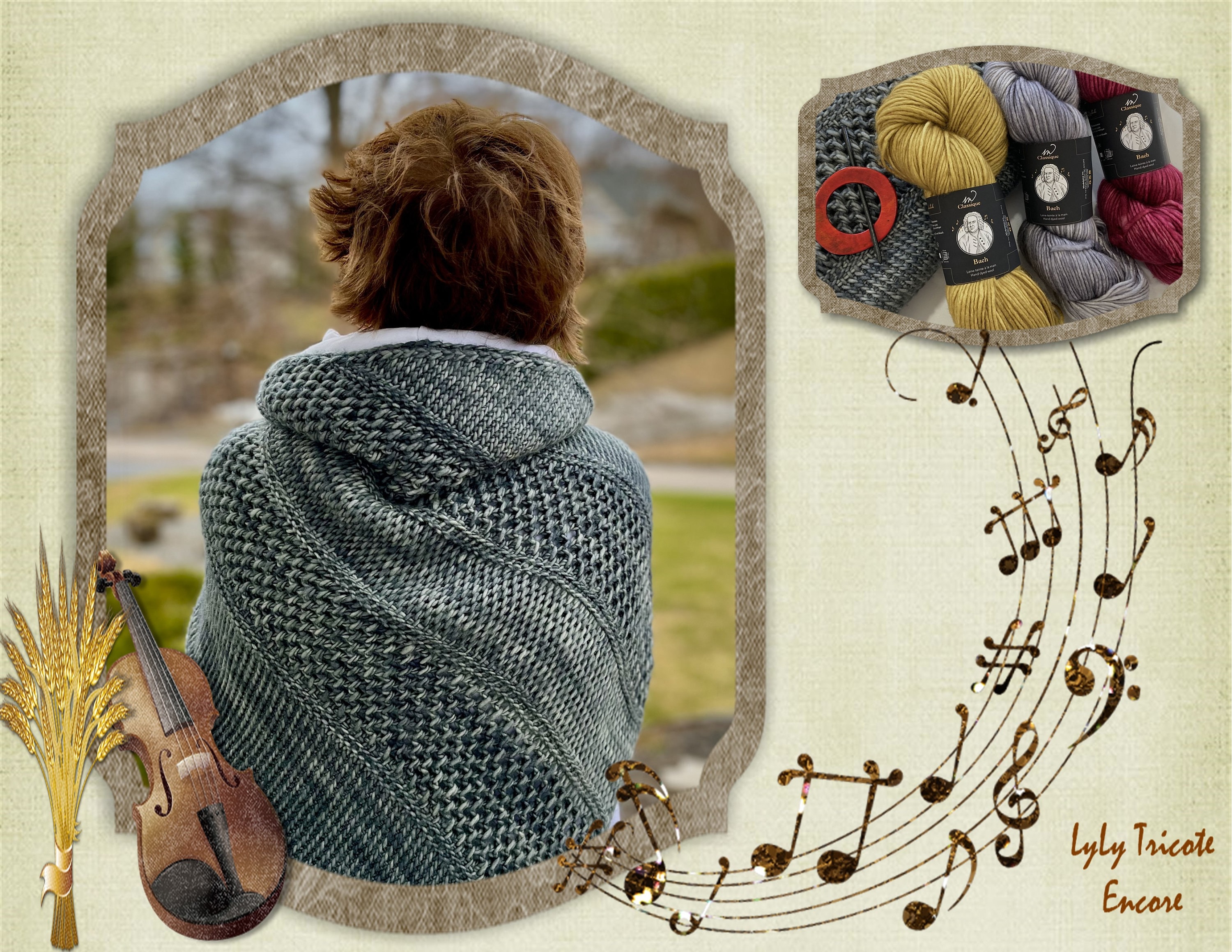 TUNISIAN CROCHET PATTERN - Shawl *harmony* / Language: French - Etsy